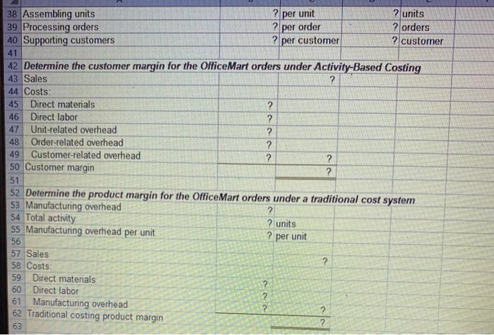 Solved 1 Chapter 7: Applying Excel 2 3 Data 4 Manufacturing | Chegg.com