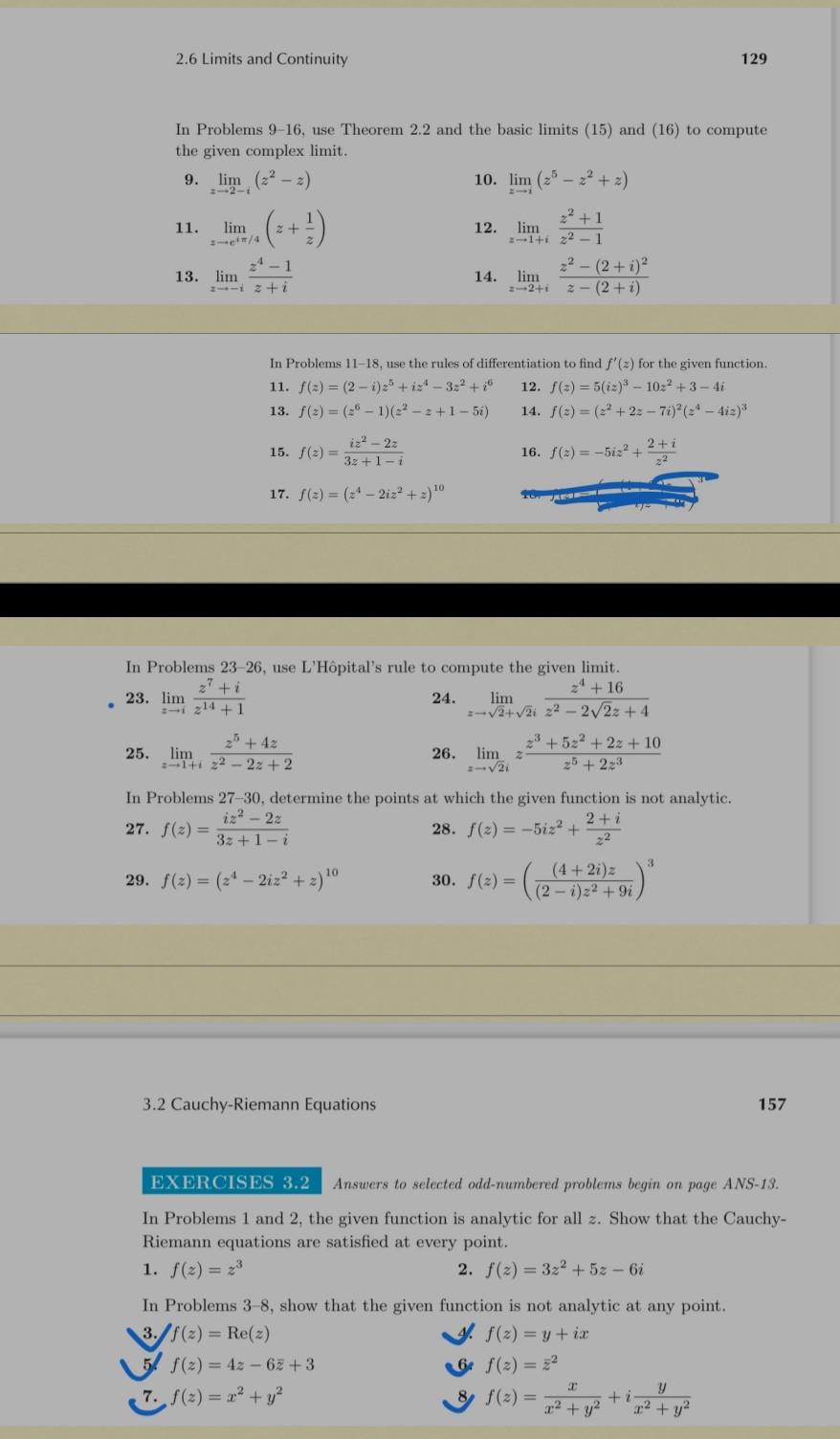 Solved In Problems 9-16, use Theorem 2.2 and the basic | Chegg.com