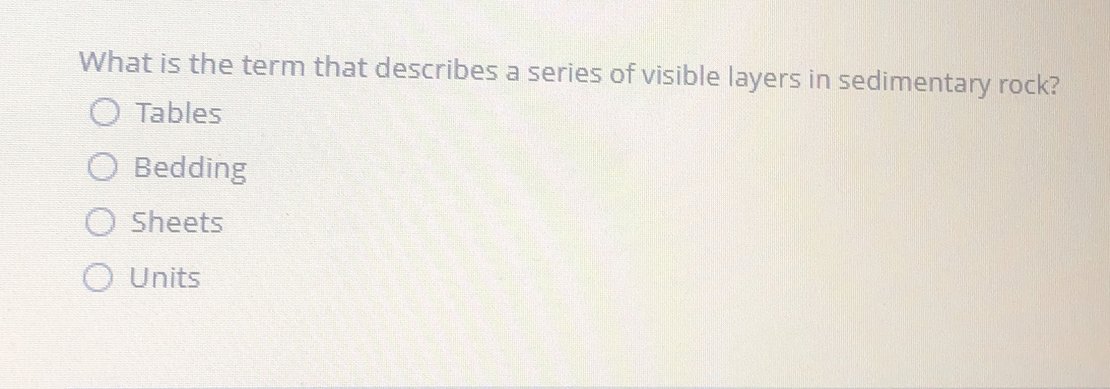 Solved What is the term that describes a series of visible | Chegg.com