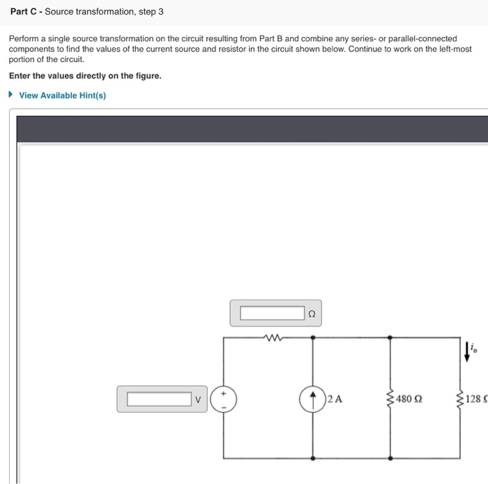 Solved Part C Source Transformation Step 3 Perform A Single