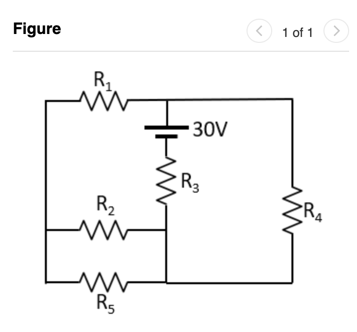 Solved A circuit is shown in (Figure 1), ﻿with R1= 10 \Omega | Chegg.com