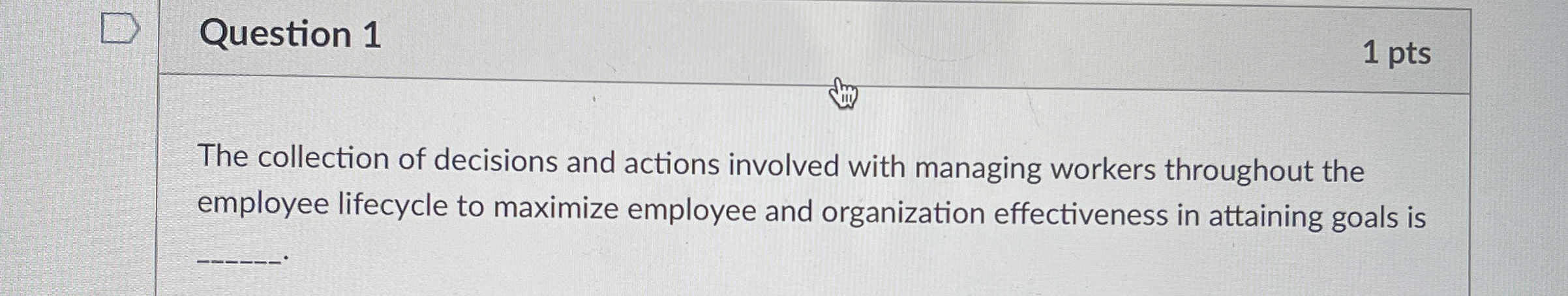 Solved Question 11 ﻿ptsThe collection of decisions and | Chegg.com