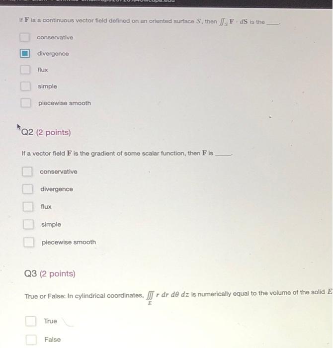 Solved If F is a continuous vector field defined on an | Chegg.com