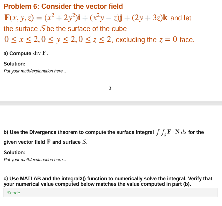 Solved Problem 6: Consider the vector | Chegg.com