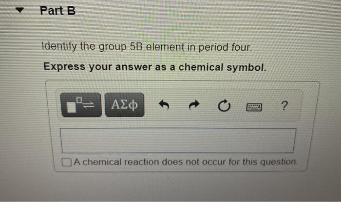 Solved Identify the group 3A element in period five. Express | Chegg.com