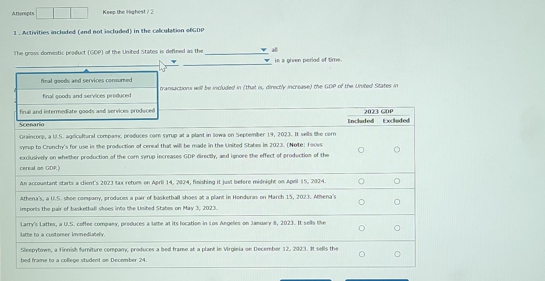 Solved Based on this definition, indicate which of the | Chegg.com