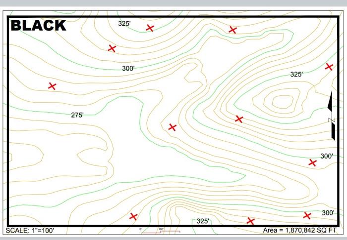 Solved 1. Label the elevation of each Confluence point Some | Chegg.com