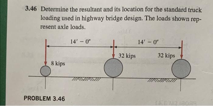 Solved Section 3.5 Resultants of Parallel Force Systems 3.42 | Chegg.com
