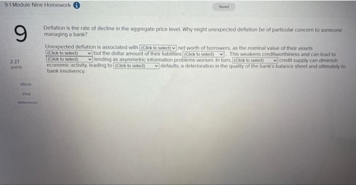 Solved Deflation is the rate of decline in the aggregate | Chegg.com Solved Deflation is the rate of decline in the aggregate | Chegg.com