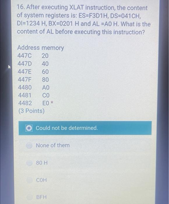 Solved Assume that the values currently stored in 13. the | Chegg.com