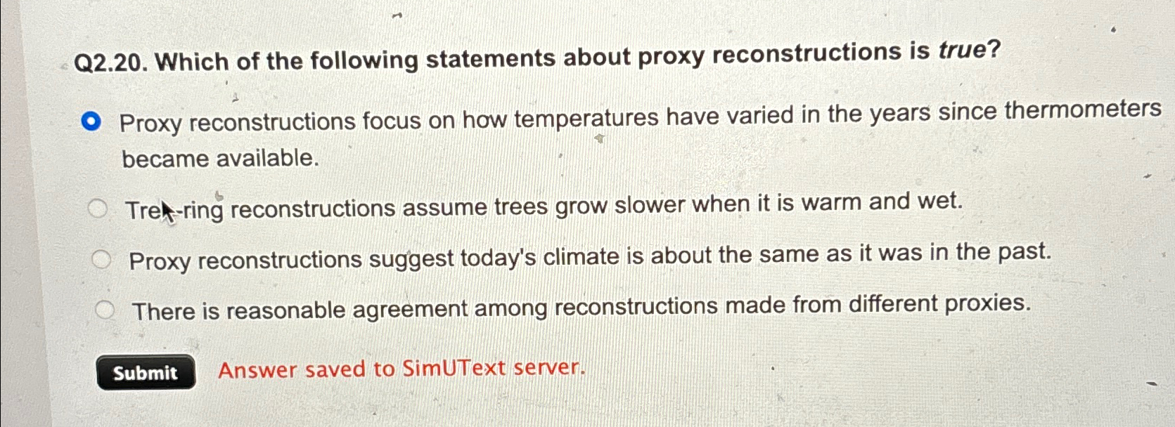 Solved Q2.20. ﻿Which of the following statements about proxy | Chegg.com