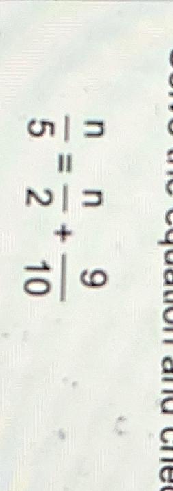 Solved n5=n2+910 | Chegg.com