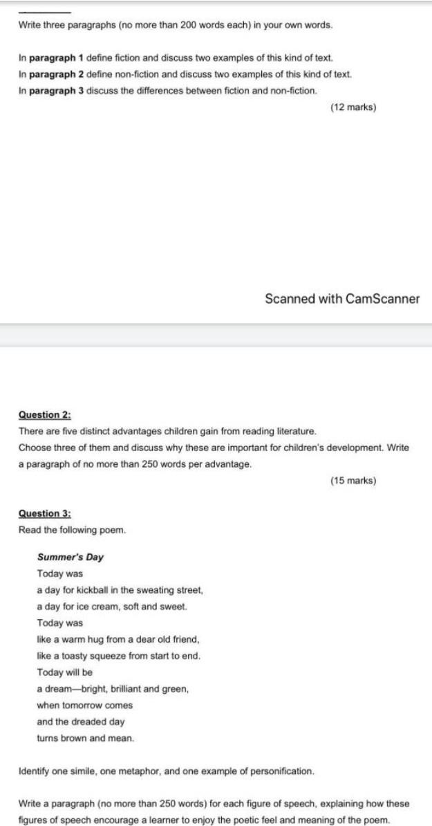 Write three paragraphs (no more than 200 words each) | Chegg.com
