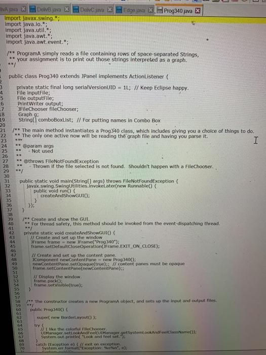 Specification: Start with the given Java program | Chegg.com