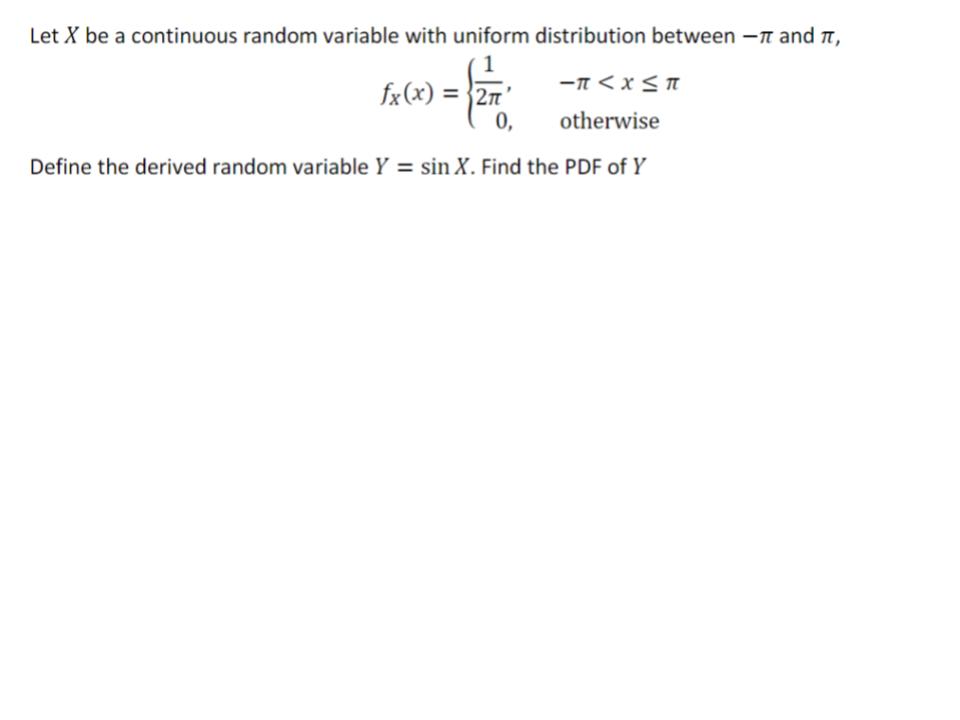 Solved Let x ﻿be a continuous random variable with uniform | Chegg.com