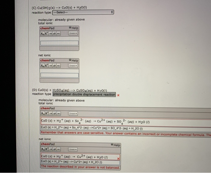 Solved (A) Cu(s) + 4HNO3(aq) --> Cu(NO3)2(aq) + 2NO2(g) + | Chegg.com