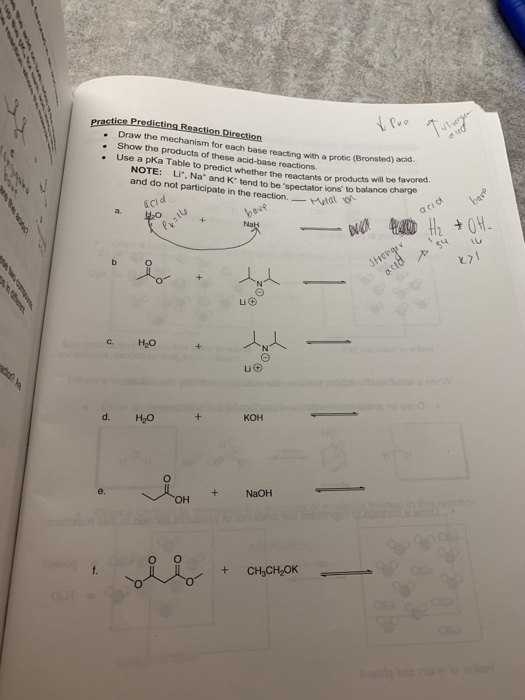 Solved Practice Predicting Reaction Direction ti pro quando | Chegg.com