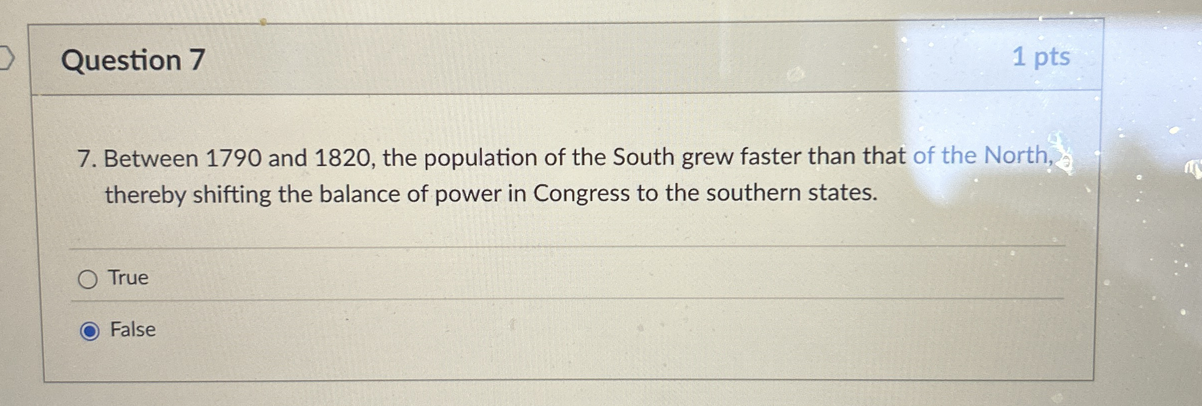 Solved Question 71 ﻿pts7. ﻿Between 1790 ﻿and 1820, ﻿the | Chegg.com