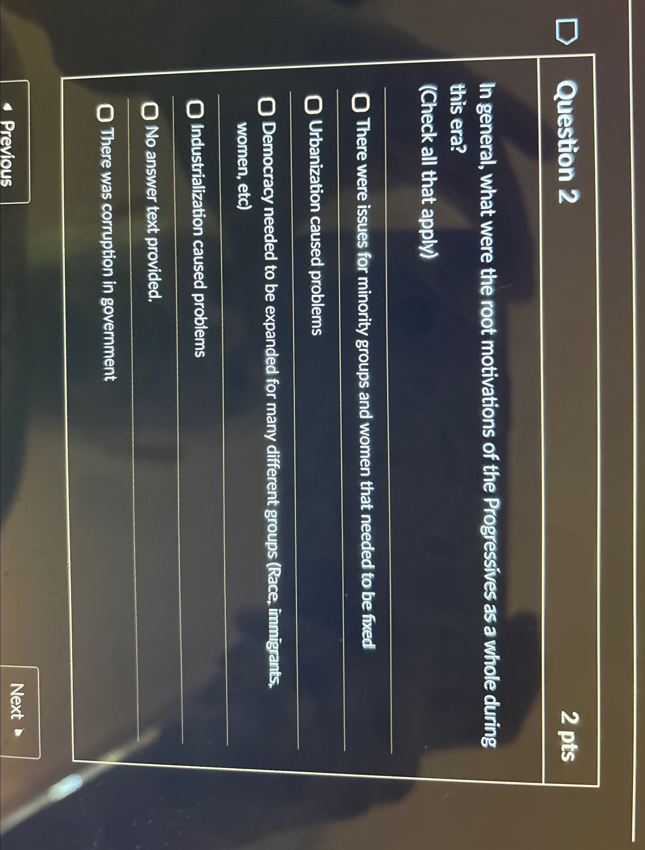 Solved Question 22 ﻿ptsIn general, what were the root | Chegg.com