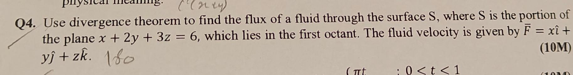 Solved Q4. ﻿Use divergence theorem to find the flux of a | Chegg.com