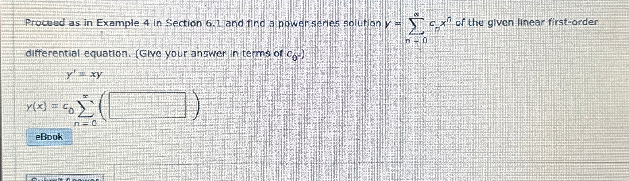 Solved Proceed as in Example 4 in Section 6.1 and find a | Chegg.com Solved Proceed as in Example 4 in Section 6.1 and find a | Chegg.com