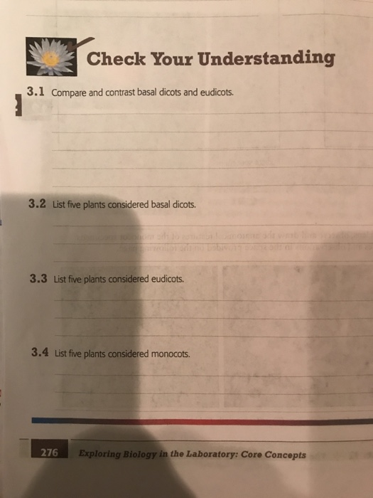 Solved Check Your Understanding 3.1 Compare and contrast | Chegg.com