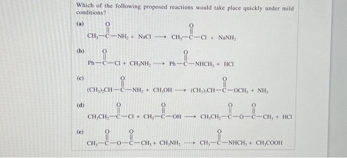 Solved (a) (b) (c) (d) (e) Which of the following proposed | Chegg.com