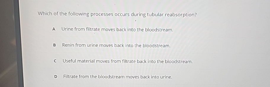 Solved Which of the following processes occurs during | Chegg.com
