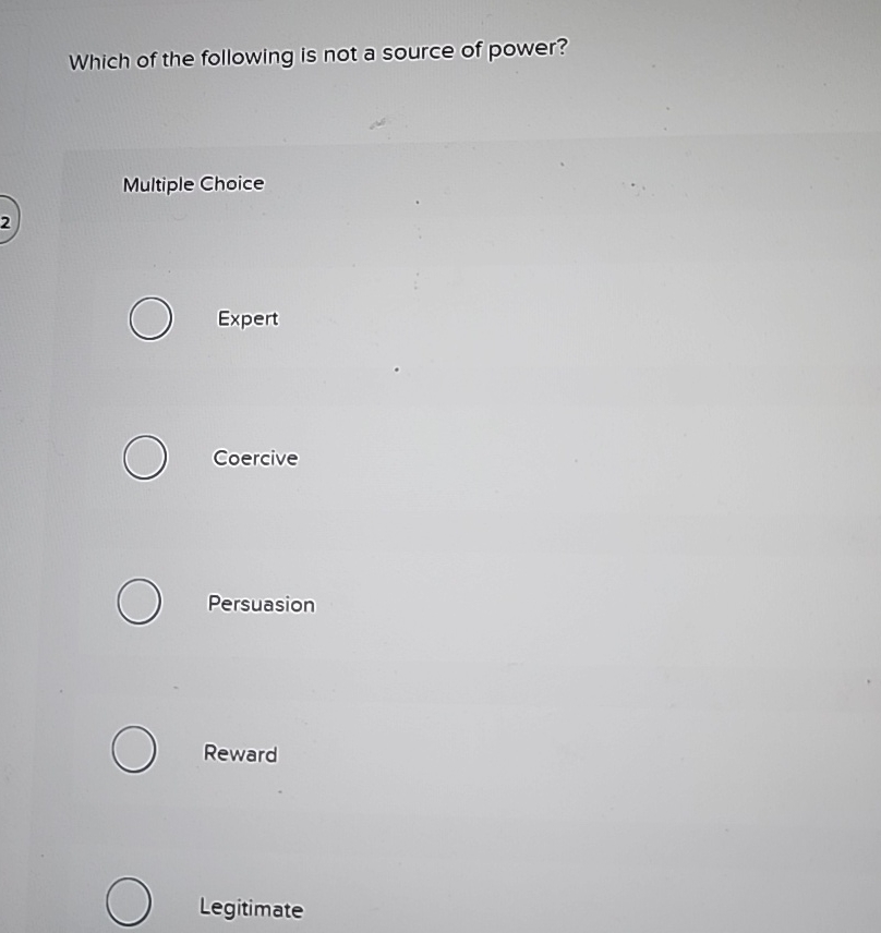 Solved Which of the following is not a source of | Chegg.com