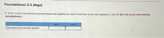 Solved The Foundational 15 (Algo) [LO2-1, LO2-2, LO2-3, | Chegg.com