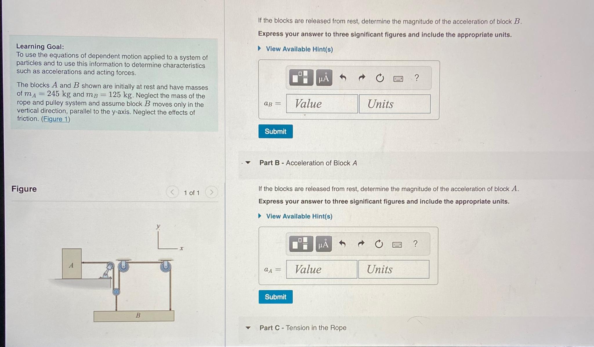 Learning Goal:To use the equations of dependent | Chegg.com