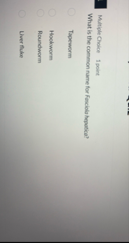 Solved Multiple Choice 1 ﻿pointWhat is the common name for | Chegg.com