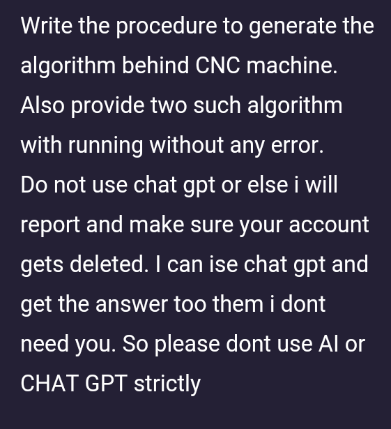 Solved Write the procedure to generate the algorithm behind | Chegg.com