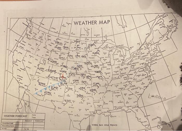 Solved help me answer this question about where the warm | Chegg.com