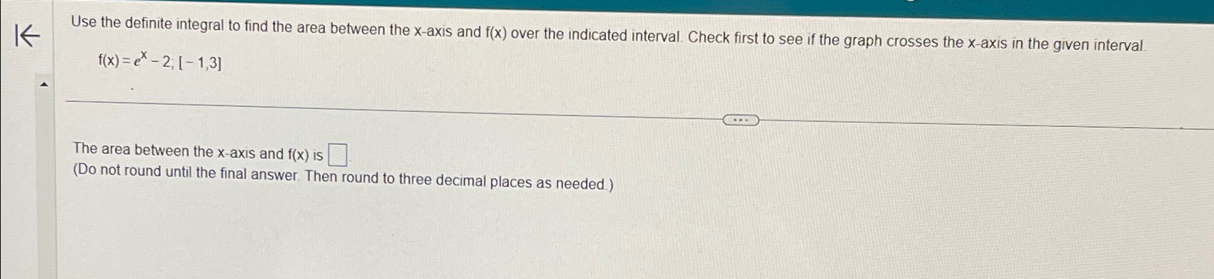 Solved Use the definite integral to find the area between | Chegg.com