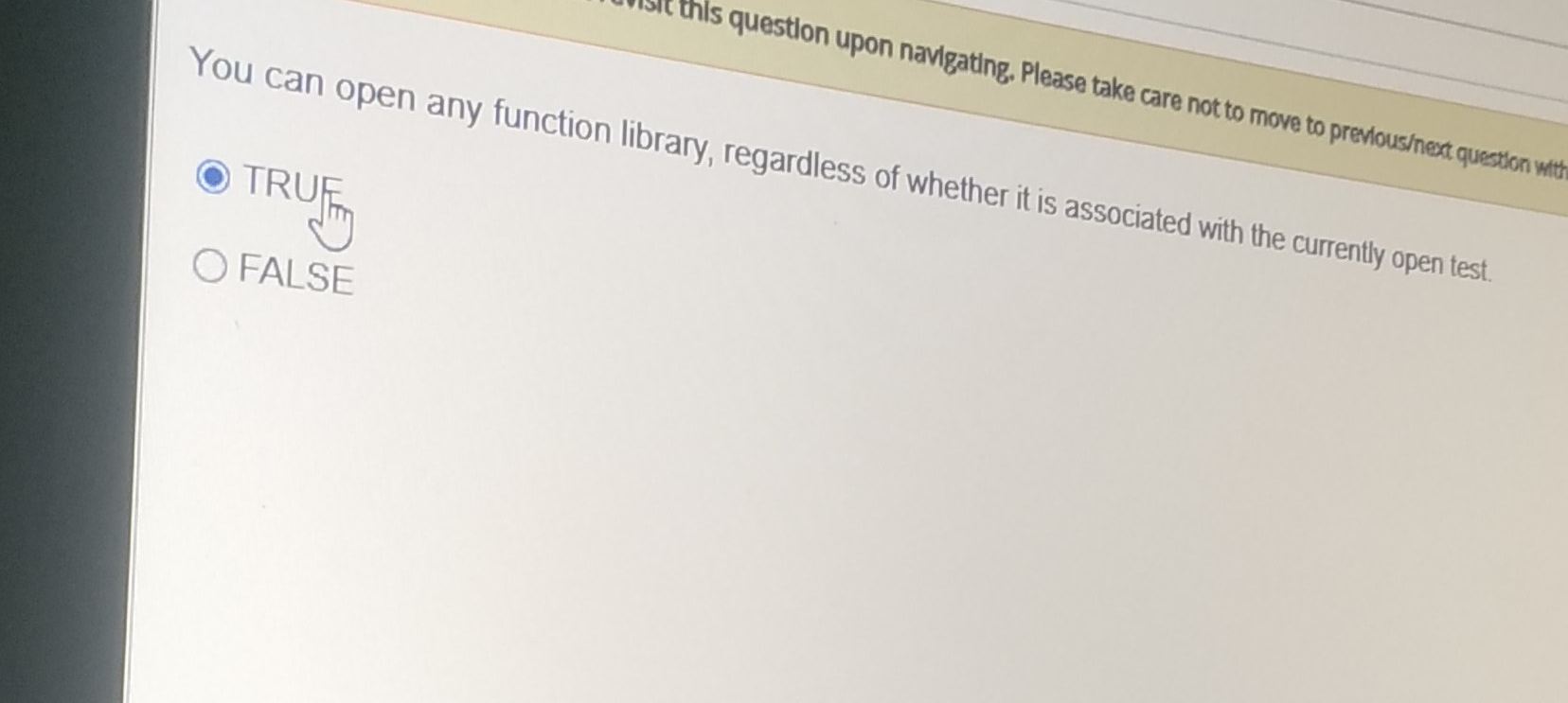 Solved You can open any function library, regardless of | Chegg.com