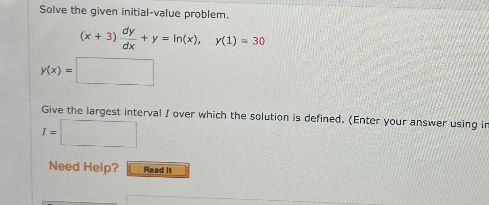 Solve the given initial-value | Chegg.com
