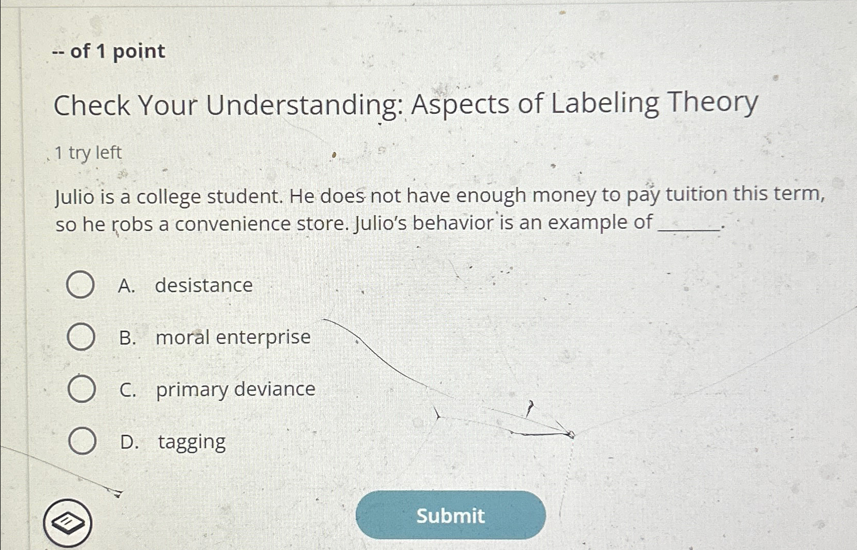 Solved -- ﻿of 1 ﻿pointCheck Your Understanding: Aspects of | Chegg.com