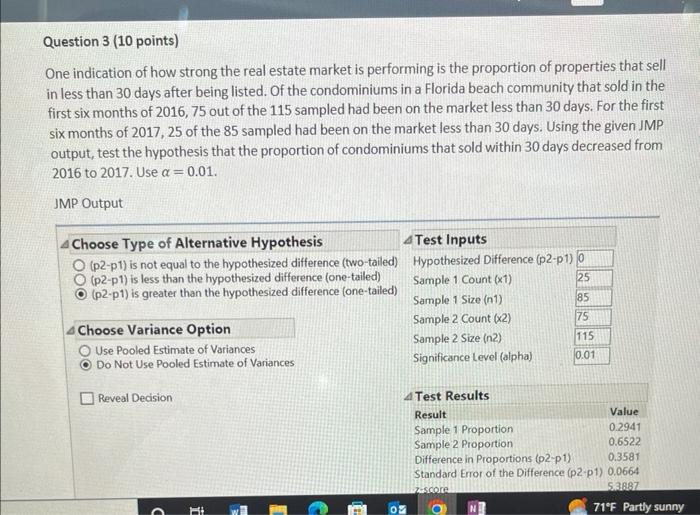 Solved One indication of how strong the real estate market | Chegg.com