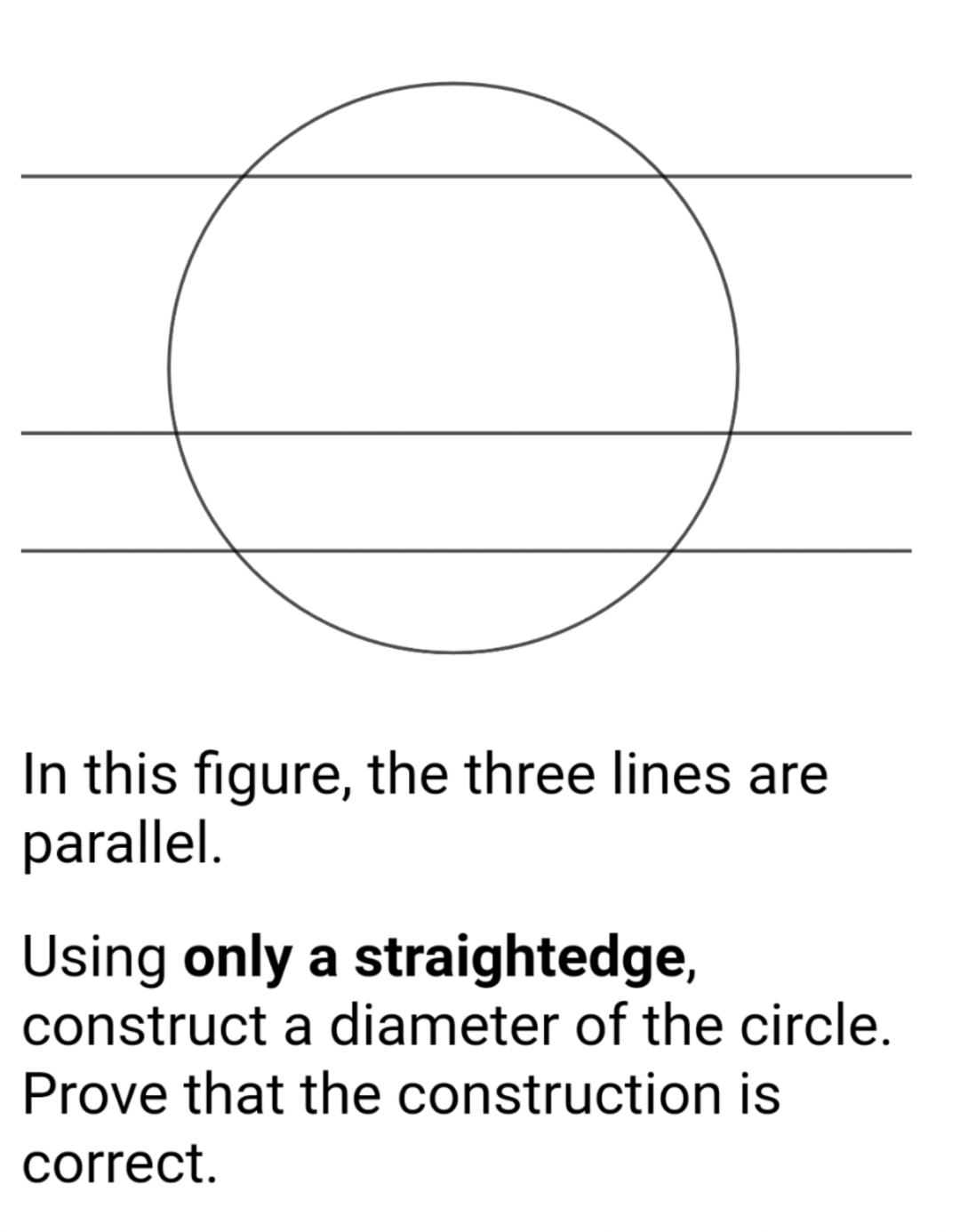 Solved In this figure, the three lines are parallel. Using | Chegg.com