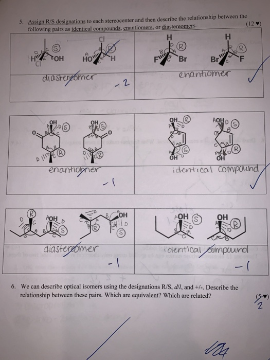 Solved 3. Assign R/S designations to each stereocenter and | Chegg.com