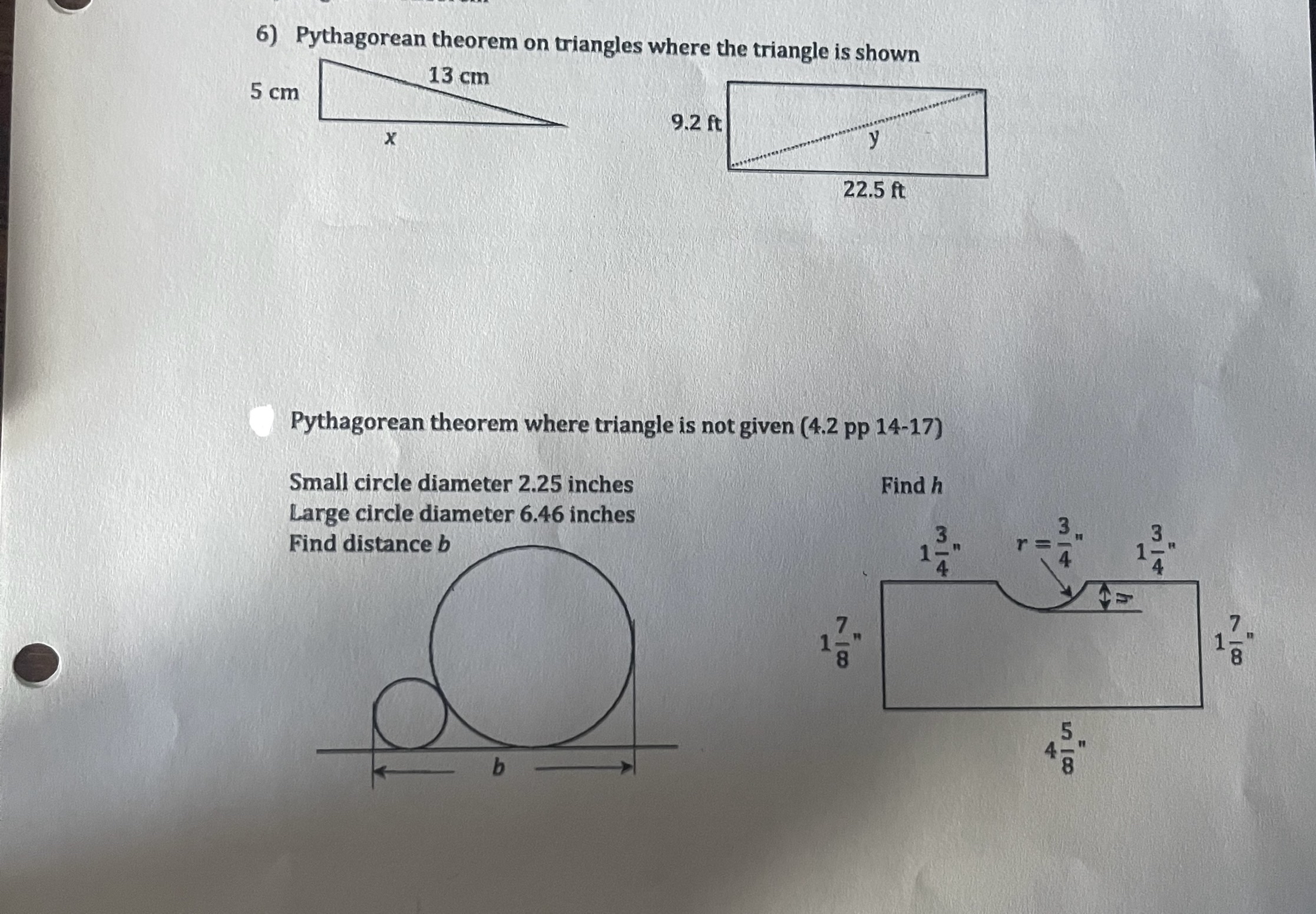Solved Pythagorean theorem on triangles where the triangle | Chegg.com