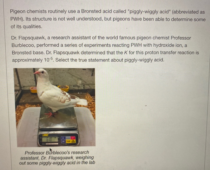 Solved Pigeon chemists routinely use a Bronsted acid | Chegg.com