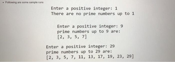 Solved • Excercise # 4 Implement the sieve of Eratosthenes: | Chegg.com