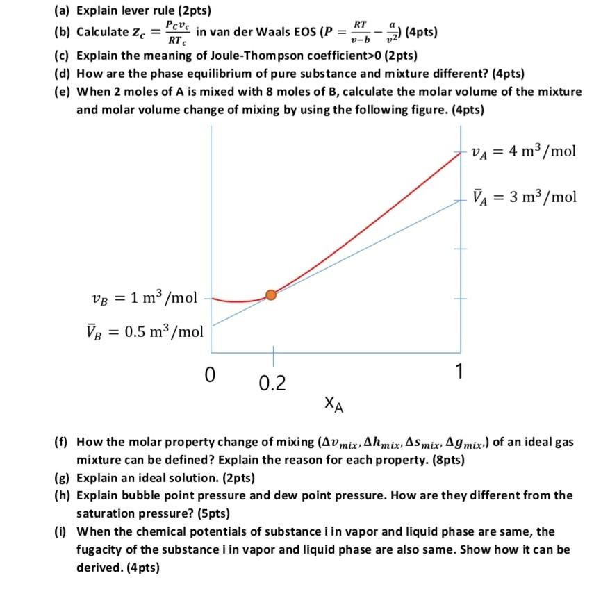 Solved (a) Explain lever rule (2pts) (b) Calculate | Chegg.com