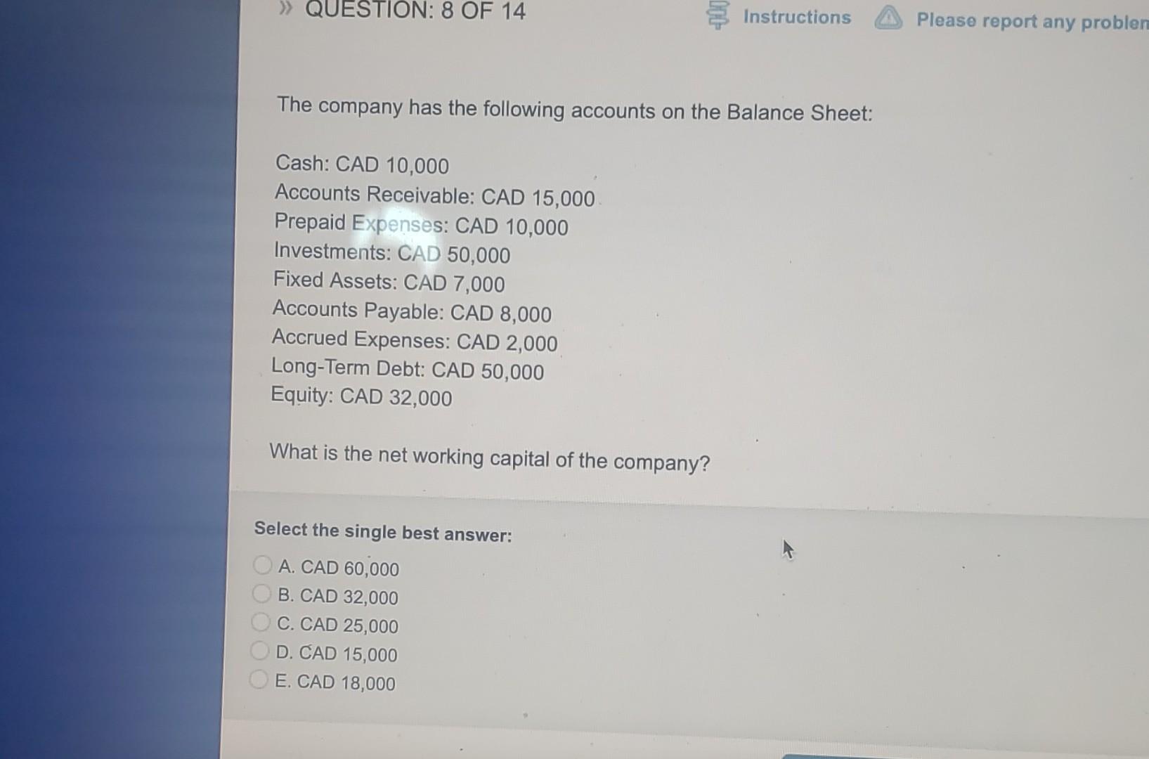 Solved The company has the following accounts on the Balance | Chegg.com