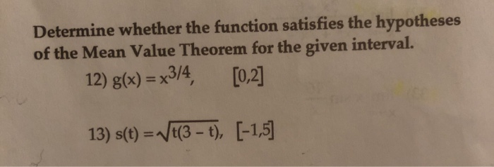 Solved Determine whether the function satisfies the | Chegg.com