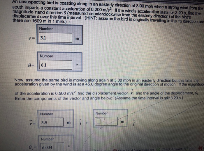 Solved For each set of values, calculate the missing | Chegg.com