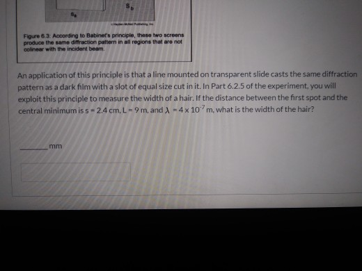 Solved Question 7 1 pts Babinet's principle of complementary | Chegg.com