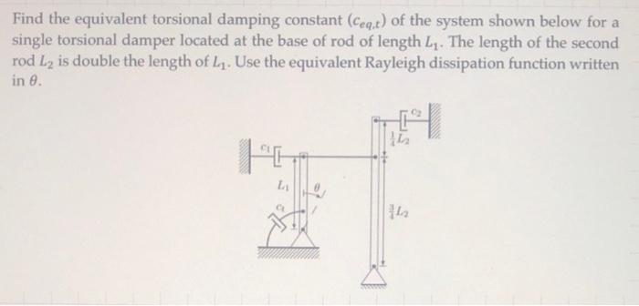 Solved Determine the equivalent rotational inertia for the | Chegg.com